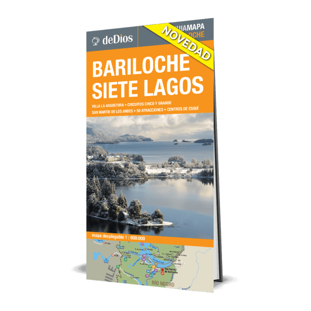 Guía Mapa de Bariloche y Siete Lagos – de Dios Editores